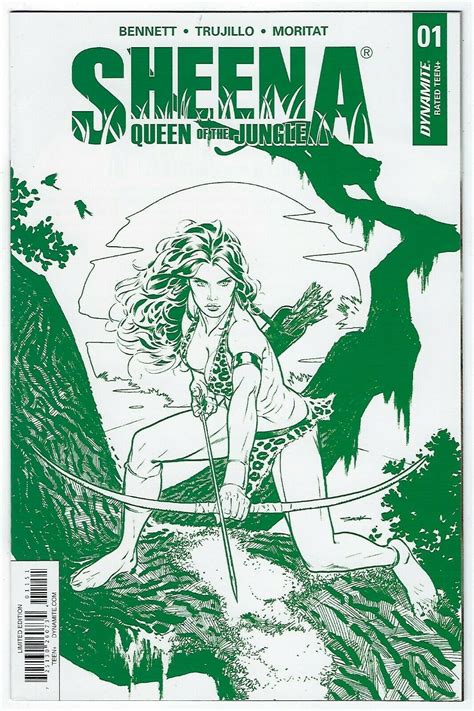 Sheena Queen Of The Jungle 1 Limited Edition Nm Dynamite Comic