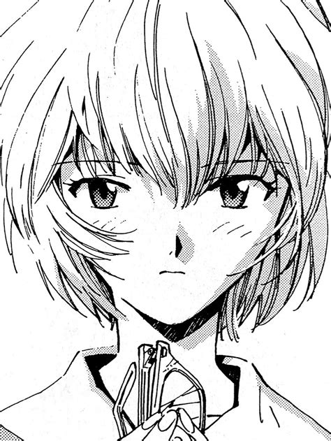Rei Ayanami Manga Icon Neon Genius Evangelion Neon Genesis