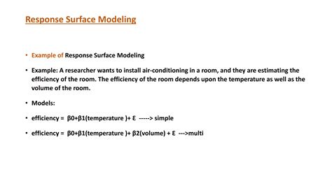 Response Surface Methodologypptx Physics Science