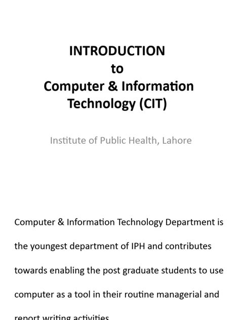 Introduction And History Of Computer Pdf