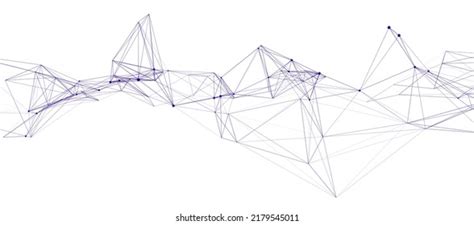Futuristic Network Connection Structure Concept Hi Stock Vector Royalty Free 2179545011