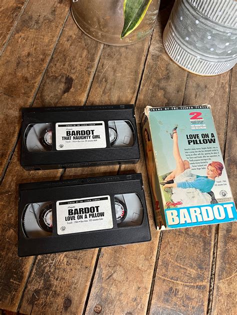 Vintage Bridgette Bardot Sirens Of The Silver Screen Vhs Double Feature That Naughty Girl