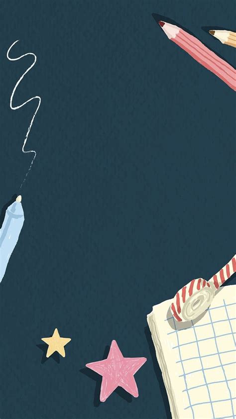 Blank Green Notepaper Mobile Phone Wallpaper Vector