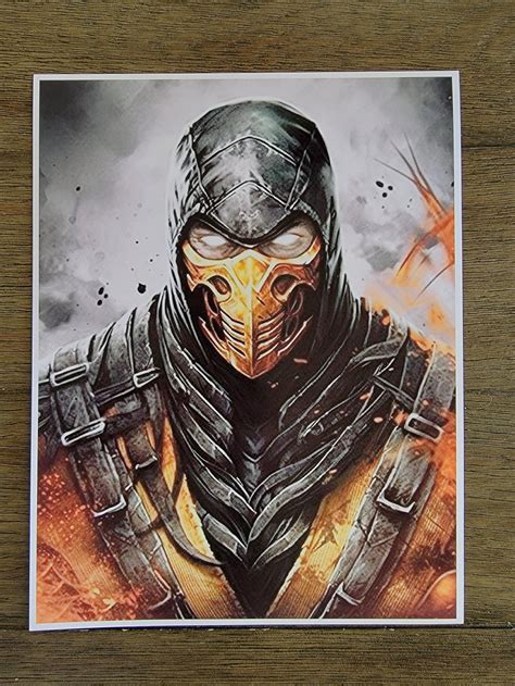 Mortal Kombat Scorpion Drawings