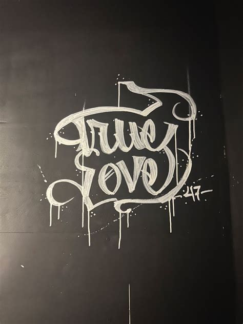 True Love Graffiti Art