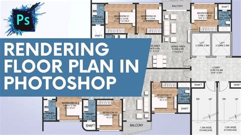 Photoshop Floor Plan Render Tutorial For Beginners