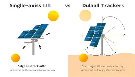what are the key differences between single axis and dual axis solar