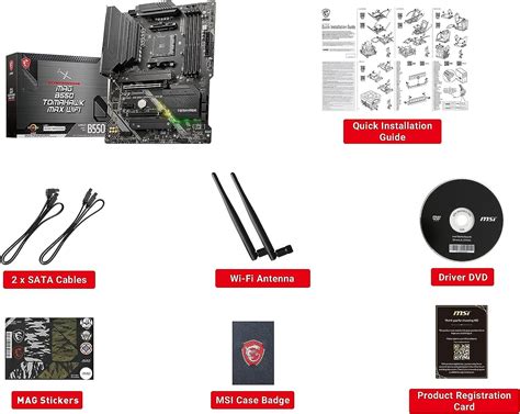 Материнская плата MSI MAG B550 TOMAHAWK MAX WIFI купить с доставкой по ...