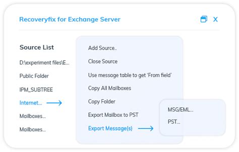 Recoveryfix Converter EDB To PST Convert EDB Files To PST Live Exchange Office
