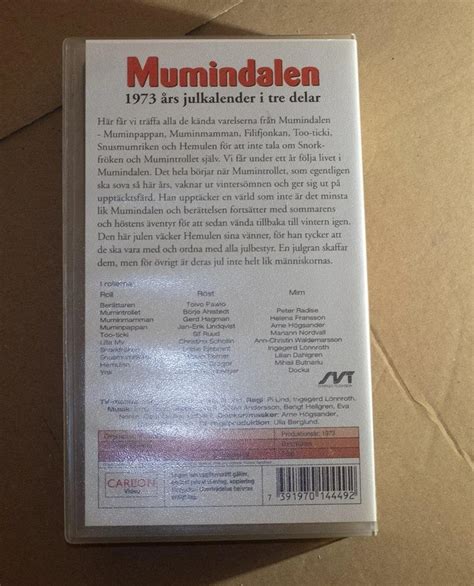 Mumindalen Del 1 Vhs Moomin Sc Köp Från Analogi På Tradera