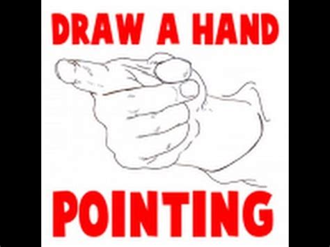 How To Draw A Hand Pointing YouTube