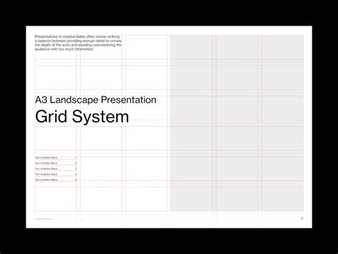 stephen kelman a3 presentation grid system for indesign landscape