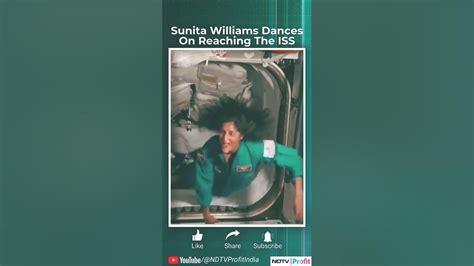 Sunit Williams Dances Nasa Cru X Youtube