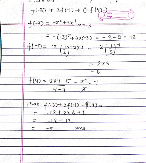 solved 2 a function is shown below for x≤ 3 f x beginarrayl x 2