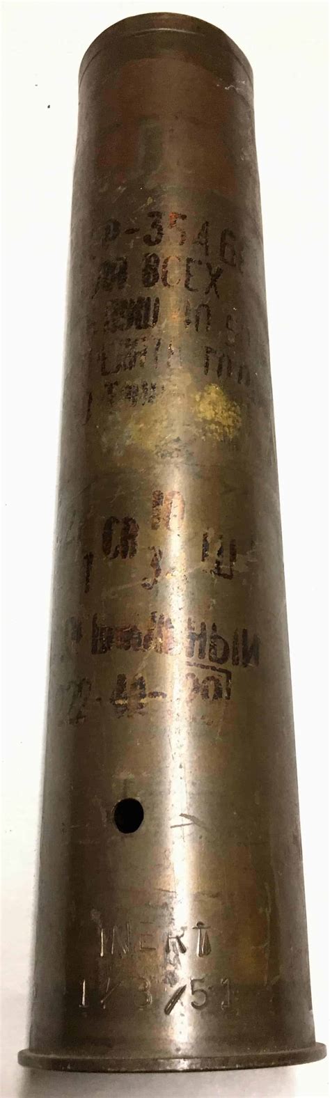 Soviet Russian North Korean Artillery Shell Casing 1941 Enemy Militaria