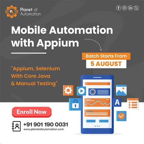 Planet Of Automation On Linkedin Planetofautomation Automation Appium Selenium Learnwithus