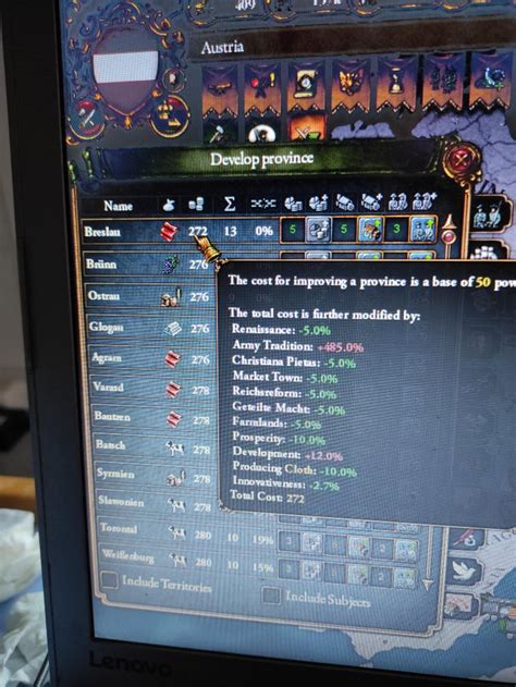 Bug This Is My Cheapest Province To Develop Whats Wrong With The New Update Reu4