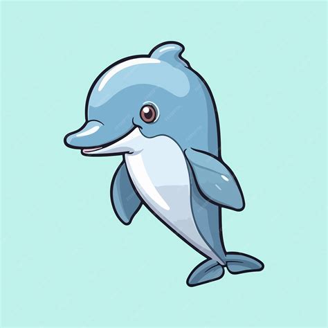 Cute Dolphin Sketch