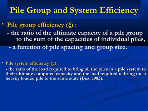 Reliability Based Design Of Pile Foundations Ppt