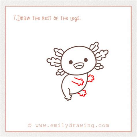 How To Draw An Axolotl Emily Drawing