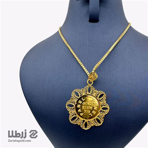 پلاک طلا طرح ملکه الیزابت کد P19514