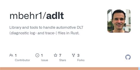 Github Mbehr1 Adlt Library And Tools To Handle Automotive Dlt Diagnostic Log And Trace