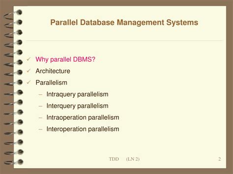 Ppt Tdd Research Topics In Distributed Databases Powerpoint