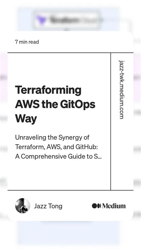 patanjali vadlamudi on linkedin terraforming aws the gitops way jazztong gk7baixe