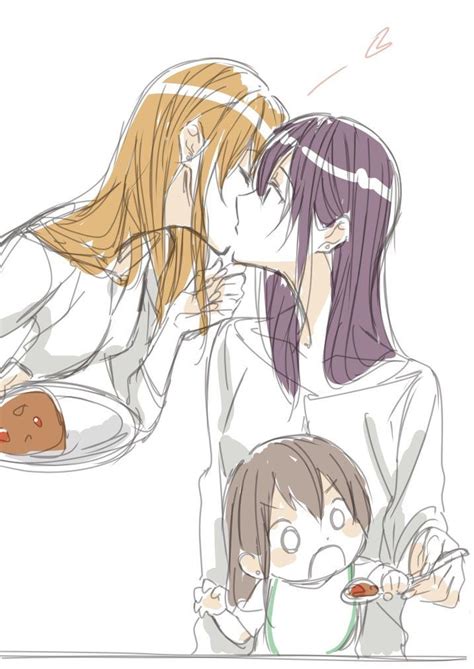Yuri Manga Anime Girlxgirl Anime Kiss Otaku Anime Kawaii Anime