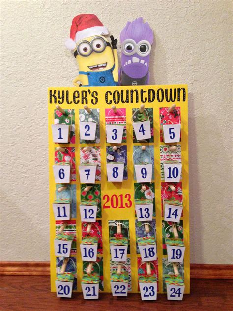 Minions Advent Calendar Printable Word Searches