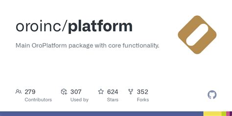 GitHub Oroinc Platform Main OroPlatform Package With Core Functionality
