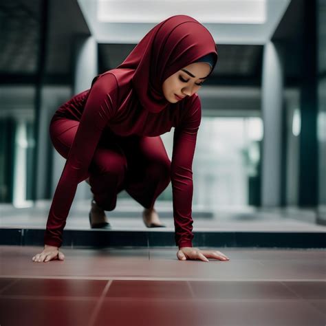 Premium Photo An Indonesian Muslim Woman Wearing A Hijab And Wearing