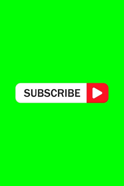 Green Screen Subscribe Button Animation No Copyright Green Screen