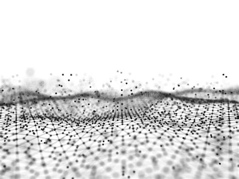 3d Rendering Abstract Futuristic Dots And Lines Computer Geometric