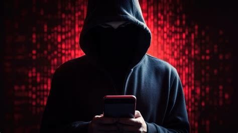 premium ai image hacker using smartphone