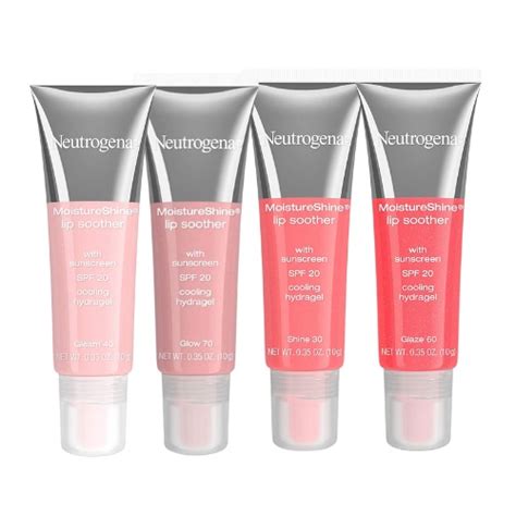 Neutrogena Moistureshine Lip Soother Gloss With Spf 20 Sun Protection