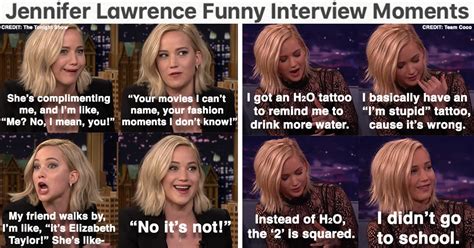 Jennifer Lawrence Funny Interview Quotes