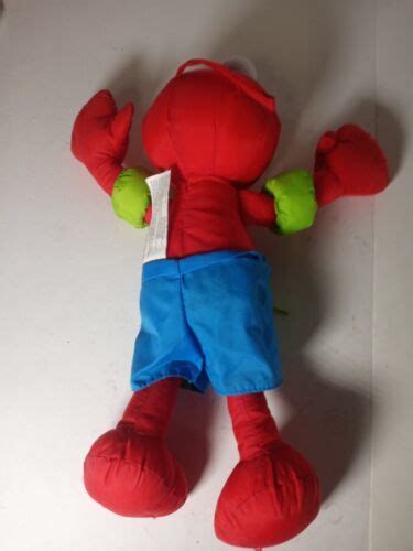 Sesame Street Elmo Bath Time Water Pool Fun Plush Nylon Doll Hasbro