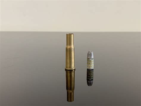 Макет патрона .25-20 Marlin, LFN, латунь купить гильзы, пули, макеты ...