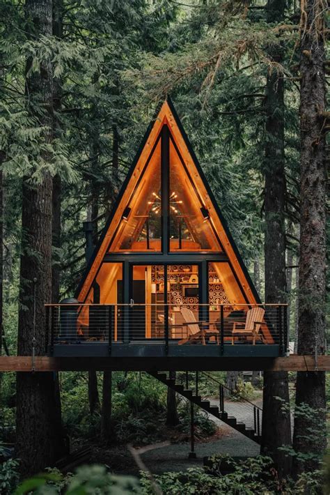 Treeframe Cabin Unique Treehouse Rental In Index Wa Unique Cabin