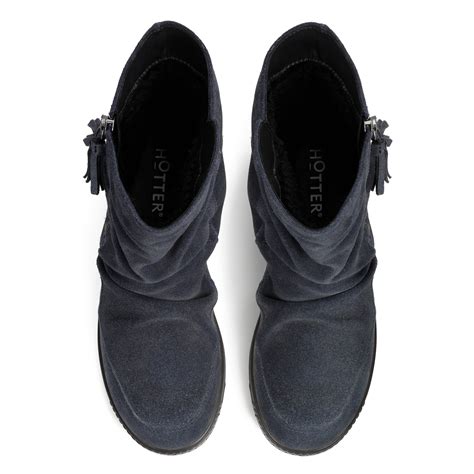 Navy Pixie Iii Boots Hotter Uk