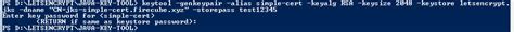 Tutorial Java Keystores Jks With Lets Encrypt Server Lets Encrypt Community Support