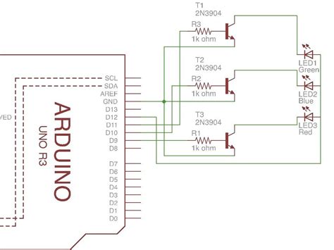 Arduino 4 Pin 5mm Full Color LED Make