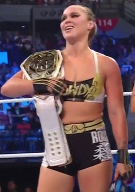 Ronda Rousey Wearing Her Sexy Rr 19 Attire On Smac By Dragonmatt600 On