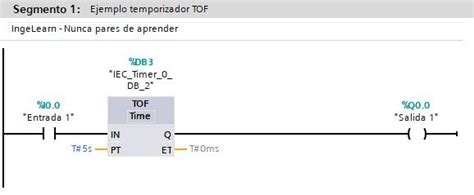 Temporizadores En Tia Portal Cómo Funcionan