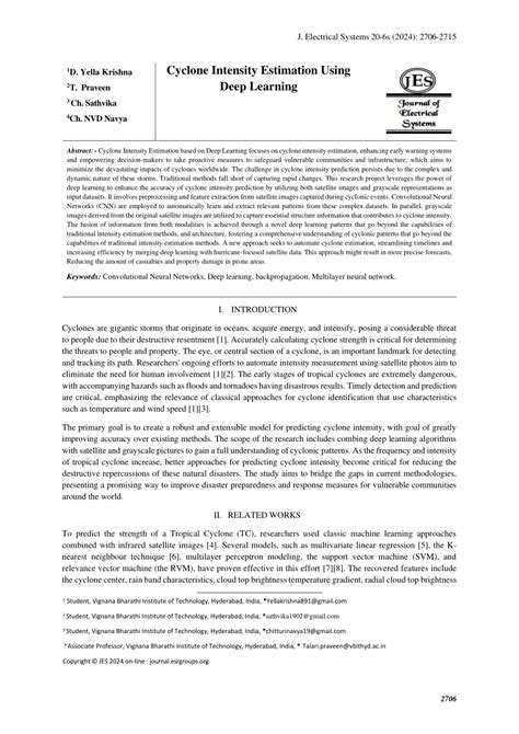 Pdf Cyclone Intensity Estimation Using Deep Learning