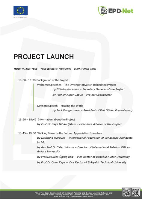 Epd Net Project A New Era In Ecological Planning And Design İstanbul Kültür University