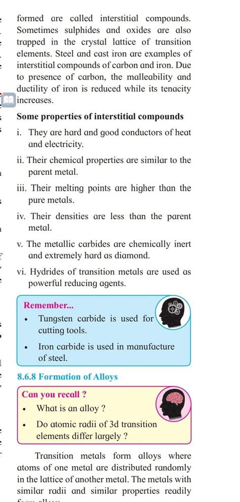 Formed Are Called Interstitial Compounds Sometimes Sulphides And Oxides