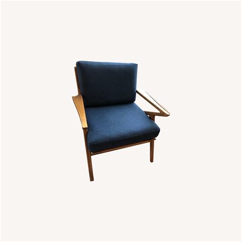 Joybird Blue Soto Armchair Aptdeco