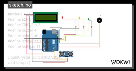 Detektor Banjir Copy Wokwi Esp32 Stm32 Arduino Simulator